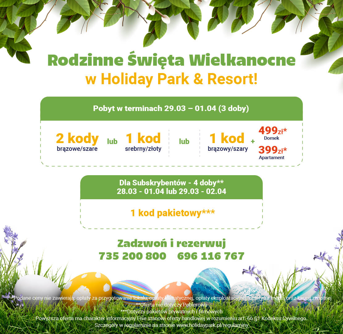 Specjalny pakiet VIP w Holiday Park